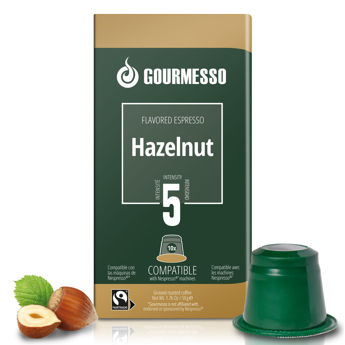 Hazelnut Flavored Coffee Capsules for Nespresso Machines – Gourmesso Coffee